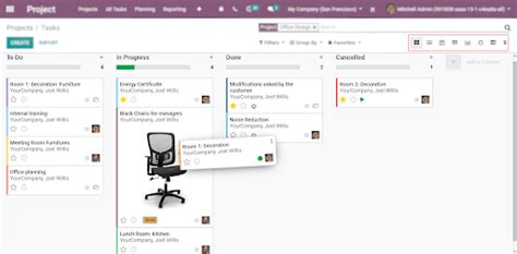 Get Started With Tasks — Odoo 130 Documentation
