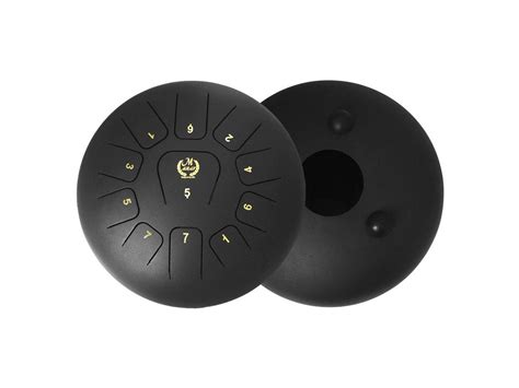 Tambor De Língua De Aço De 12 Polegadas Tambor De Panela Manual De 11 Tons Dourado Wortenpt