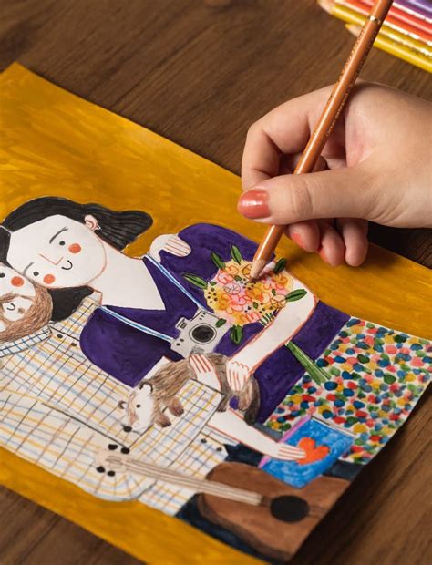 my project for course playful illustration with watercolor and colored