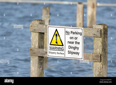 Slippery Surface Warning Sign On Hi Res Stock Photography And Images Alamy