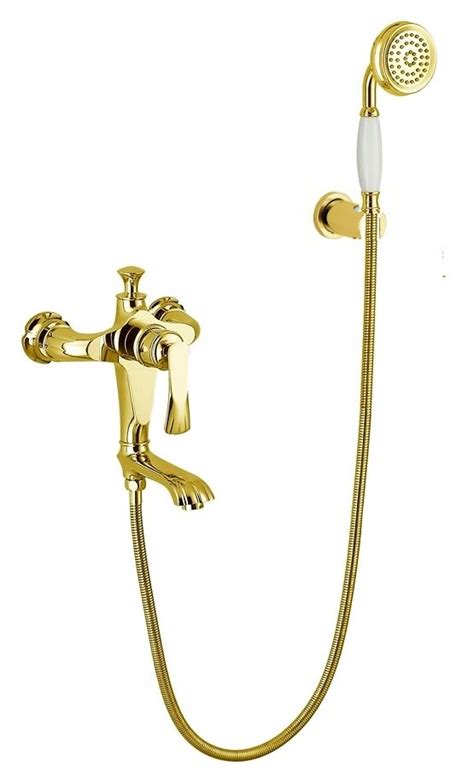 BATERIA WANNOWA ŚCIENNA RETRO ROYAL CLASSIC ZŁOTA 12075217306 oficjalne archiwum Allegro