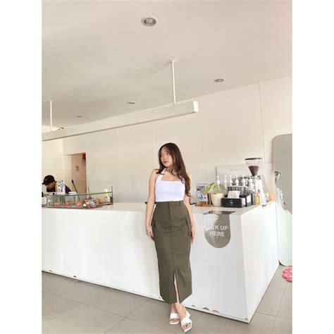 Jual Rok Cargo Panjang Chinos Tebal Shopee Indonesia