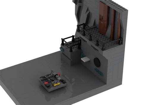 Lego Moc Batcave Side Area And Gadgets Btas The Animated Series By