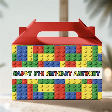 Shop Build Your Own Building Blocks Theme Party Lolly Box Pack Australia