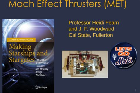 Recent Mach Effect Theory And Experimental Work From Presentation To