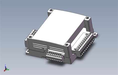 三菱plc设计solidworks 2010模型图纸下载 懒石网