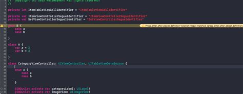 Ios Why Does Swift Lint Ignore My Custom Regular Expression Stack Overflow