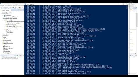 E Using The Felix Web Console To Find The Blogs Web Module Version Youtube