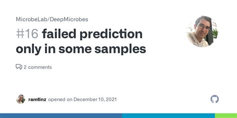 Failed Prediction Only In Some Samples Issue MicrobeLab DeepMicrobes GitHub