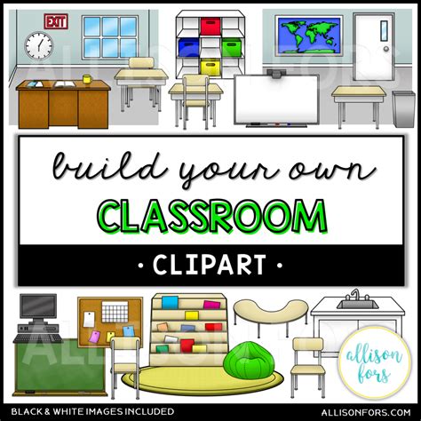 Build Your Own Classroom Clip Art Allison Fors Inc Build Your Own Classroom Clip Art Allison Fors Inc