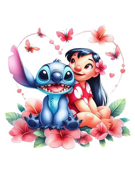 Set Of High Resolution Images Instant Digital Download Png Format Etsy Lilo And Stitch
