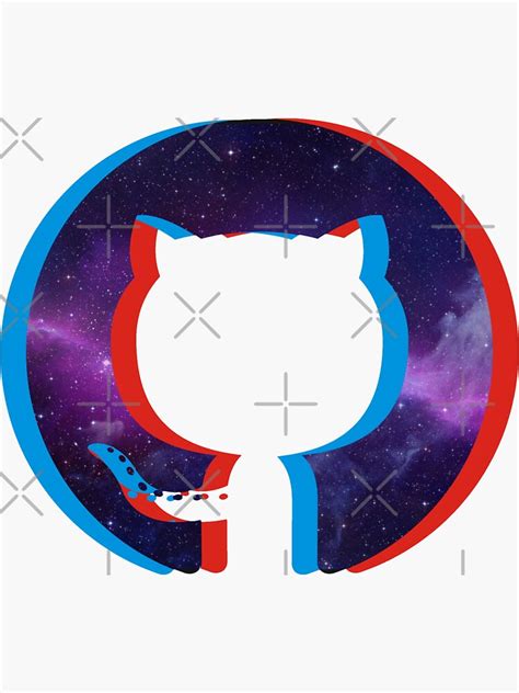 Github Glitch Sticker For Sale By Techteez Redbubble