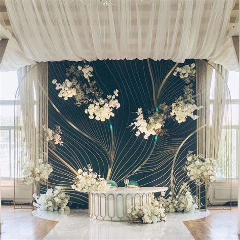 Пин от пользователя Александра на доске Президиум Свадебные сценические декорации Свадебные