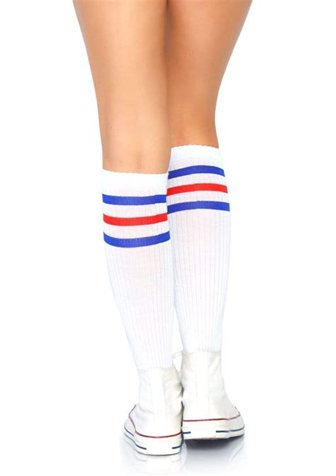 Athletic Knee High Socks Womens Sock Hosiery Leg Avenue