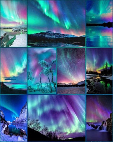 Pin By Giuliannasb On Aesthetic Northern Lights Watercolor Northen