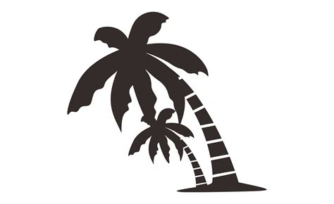 Silhouette Of Palm Tree On Transparent Background 24036195 PNG