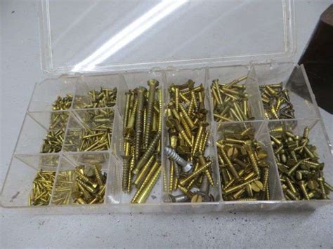 Brass And Stainless Steel Screw Assortment Lambrecht Auction Inc
