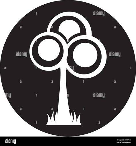 Tree Plant Ecological Icon Stock Vector Image Art Alamy