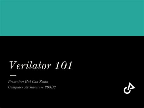 Verilator 101 Systemverilog Compilation And C Testbenches