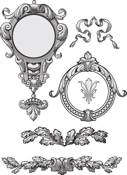 레트로 문장 디자인 벡터 Eps Uidownload