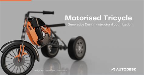 Motorised Tricycle Generative Design Structural Optimization Fusion