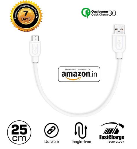 MD Micro USB Cable Power Bank Cable For Android Data Cables Fast Charging Cable Short Mini