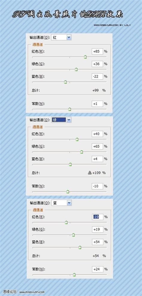 调色教程：cmyk模式下调出风景照片的hdr效果