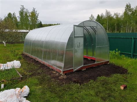 Теплица «Алмаз» 4м из поликарбоната купить в Санкт-Петербурге