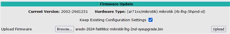 Mikrotik Routerboard Lhg 2nd Xl Refuses To Take Nightly 2024 · Issue