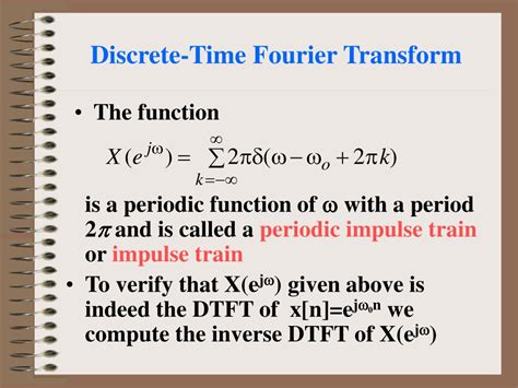 ppt chapter 3 discrete time fourier transform powerpoint presentation