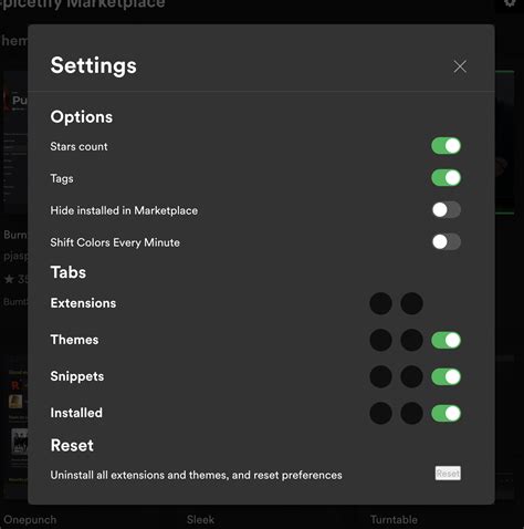 Modal Style Doesnt Apply In Spcr · Issue 204 · Spicetifymarketplace