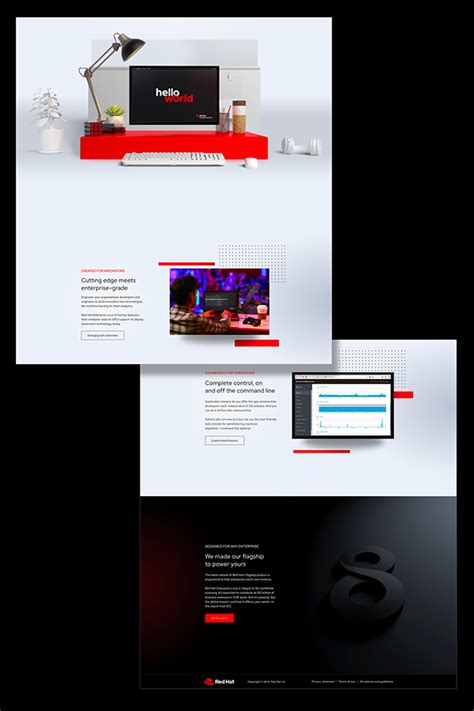 RHEL Website Design On Behance