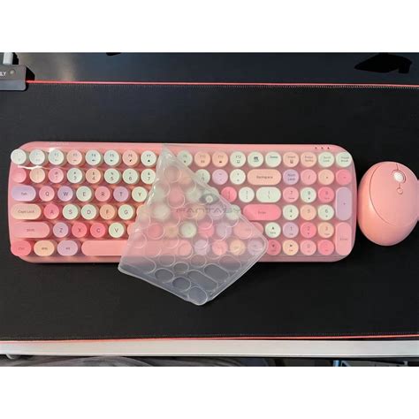 Mofii Candy Xr 2 4g Wireless Keyboard And Mouse Combo Cute Keyboard With Multi Color Round