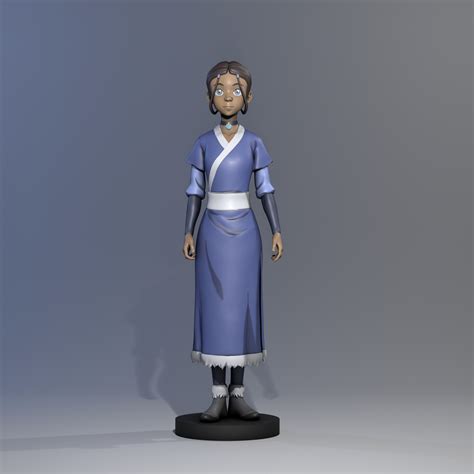Файл Stl Katara Avatar The Last Airbender 🎛️ ・3d модель для печати