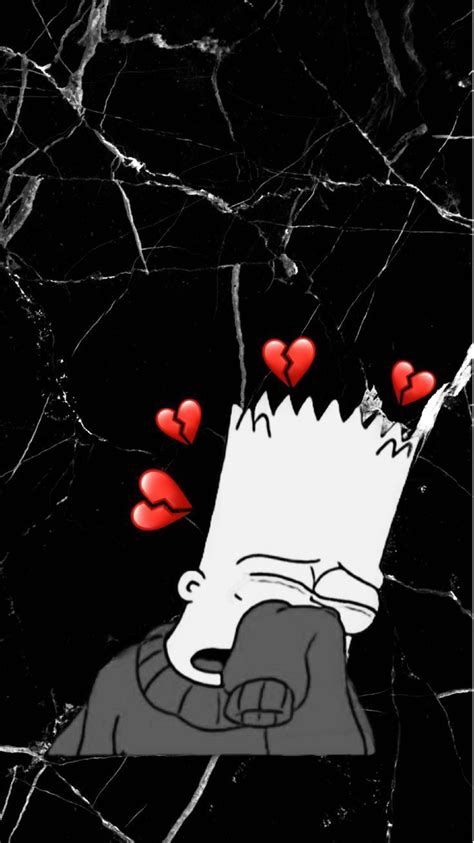 Bart Simpson Crying Wallpapers Wallpaper Cave