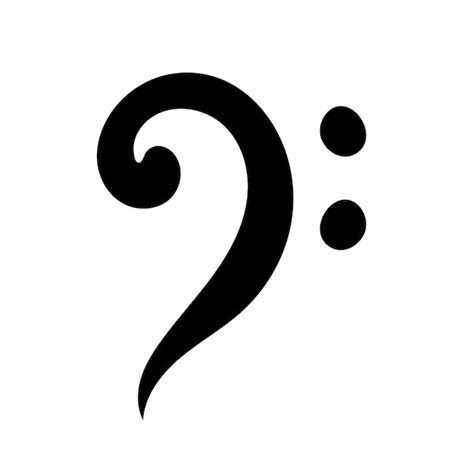 Premium Vector Vector Hand Drawn Bass Clef