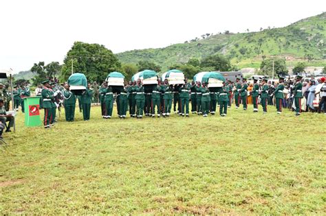 Photos Soldiers Gunned Down In Abuja Buried Daily Trust