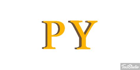 Py Слово Анимированные  дизайны логотипов
