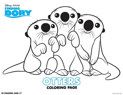 Finding Dory Coloring Sheets Highlights Along The Way