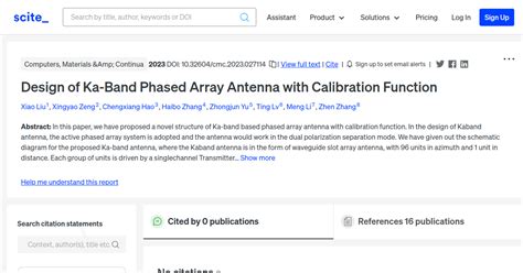 Design Of Ka Band Phased Array Antenna With Calibration Function