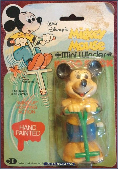 Mickey Mouse Pogo Stick Disney Mini Winder Durham Action Figure