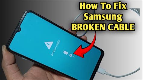 Samsung A04s Broken Cable Problem Youtube