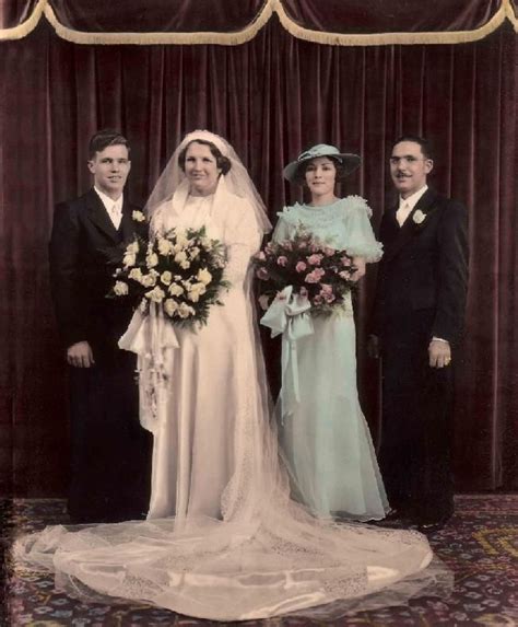 Waldspurger Photographs Vintage Wedding Party Vintage Bride Bridal
