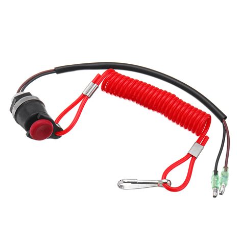New Boat Kill Switch Tether Cord Lanyard Red For Marine Mercury Tohatsu