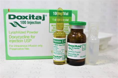 Doxycycline For Injection Usp 100mg Manufacturers And Supplier