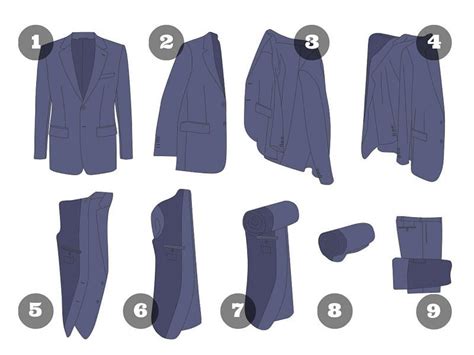 Suit Folding Guide How To Fold Your Suit Jacket Mens Clothing Styles
