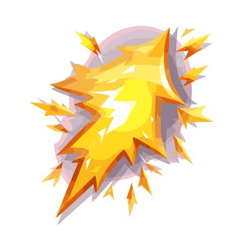 Hình ảnh Tia Chớp Trong Suốt Vectơ Png Sticker Clipart Phim Hoạt Hình