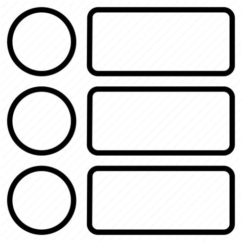 bullets website wireframe wireframing ui computer app icon