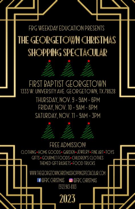 The Georgetown Christmas Shopping Spectacular Hello Georgetown
