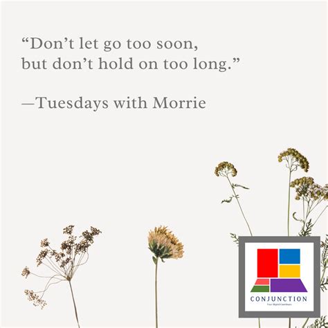 Tuesdays With Morrie By Mitch Albom Inspirational Quote